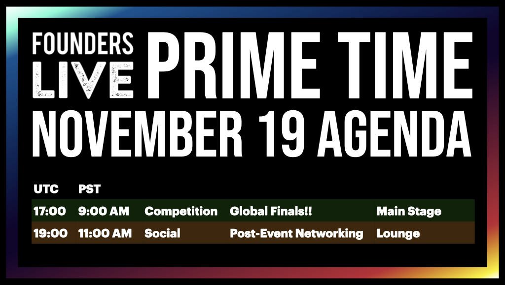 Prime Time — Founders Live