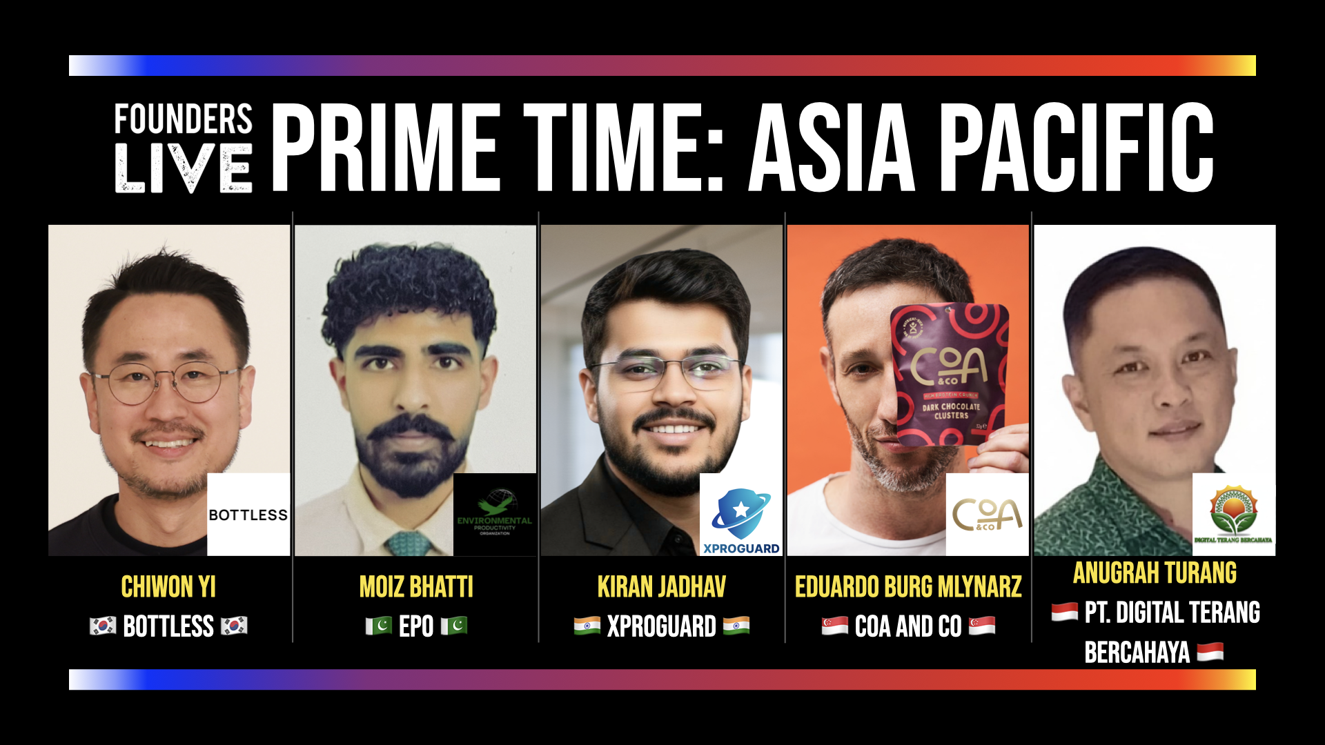 Asia Pacific Regional Finals: Prime Time 2026 — Founders Live