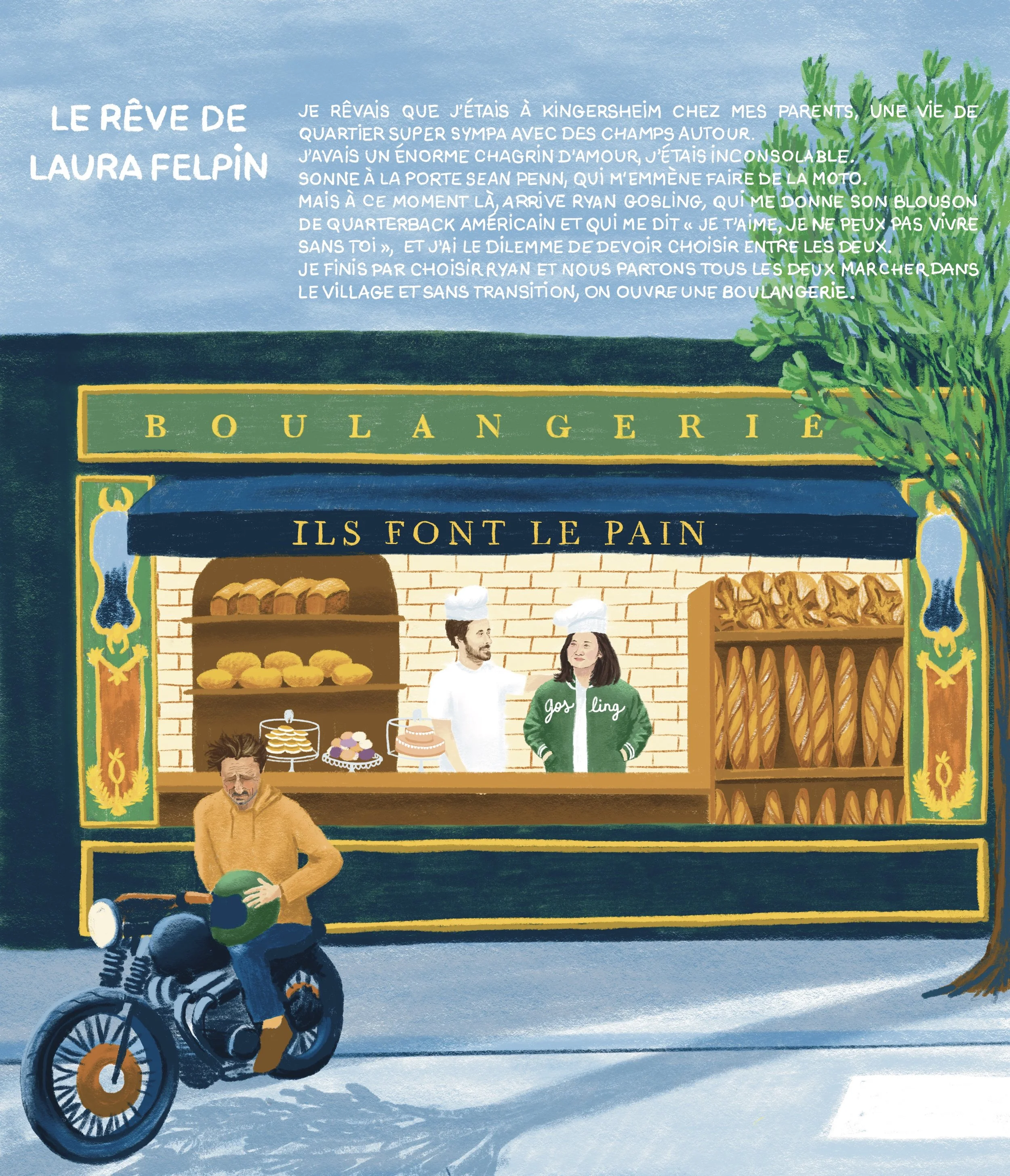 Comment j’ai dessiné le rêve de Laura Felpin en la croisant dans un café. — Laura Daniel ...