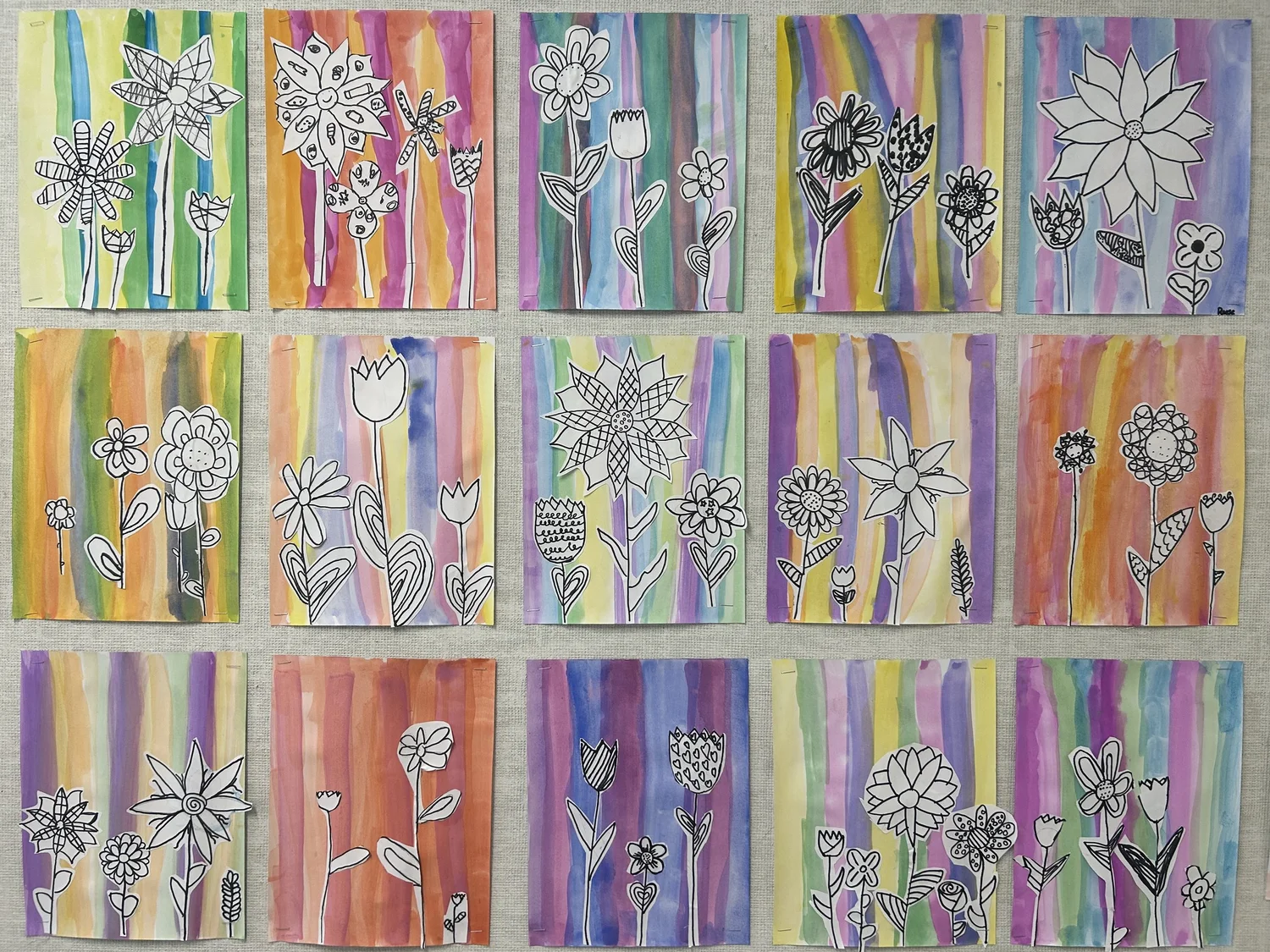 Flower Doodle: Spring Kids Art Project — Mme Marissa