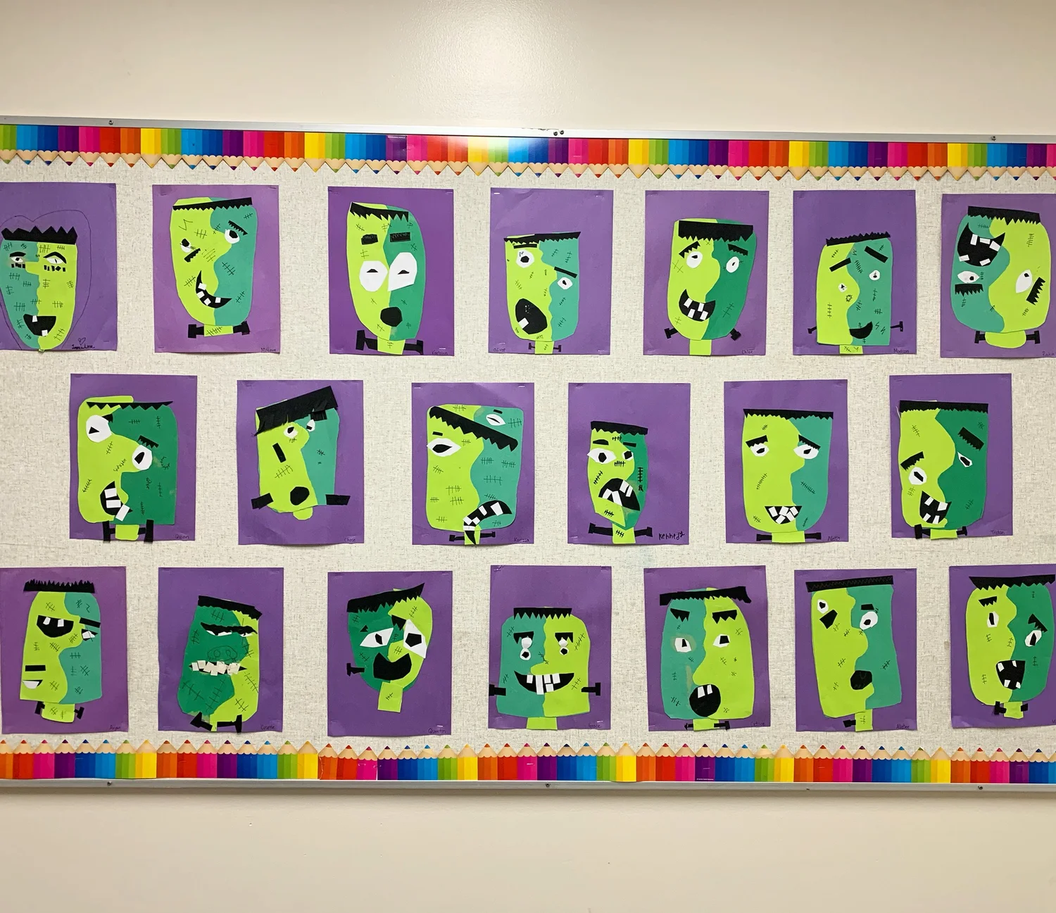 Goofy Picasso Frankenstein Art Project — Mme Marissa