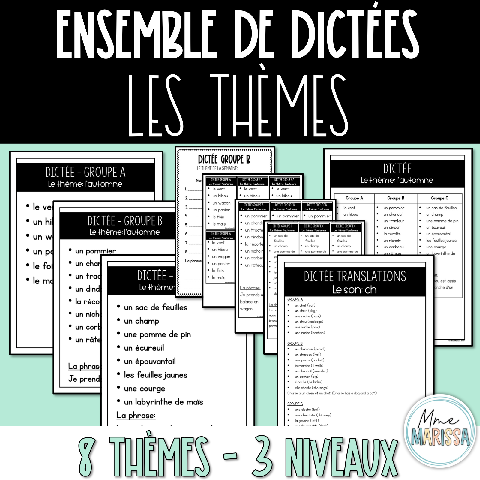 My Weekly Dictée Program in 2/3 — Mme Marissa