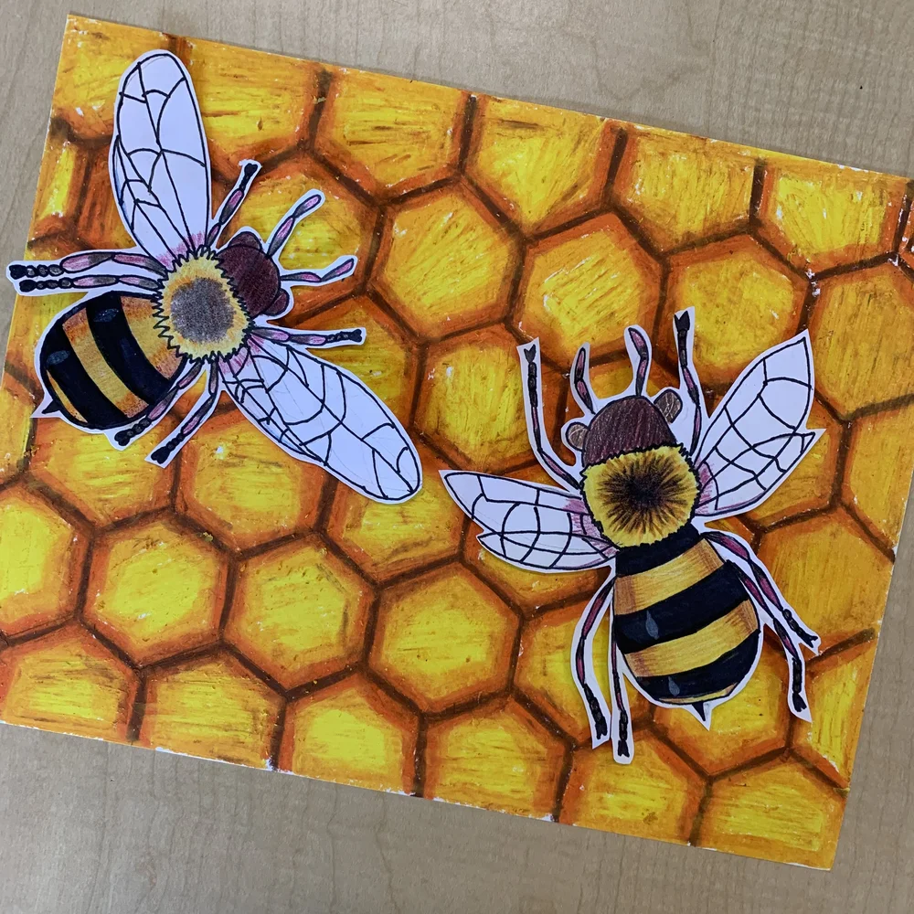 Beehive Art Project — Mme Marissa