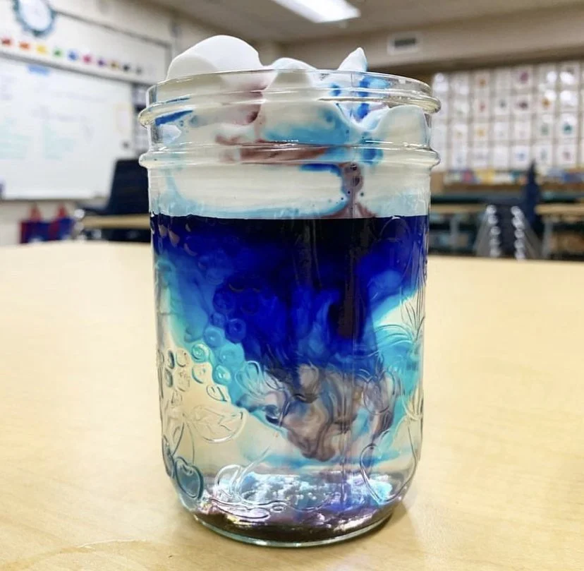 Rain Cloud In a Jar Science Experiment — Mme Marissa