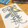 Cursive Creatures Name Symmetry Art Project — Mme Marissa