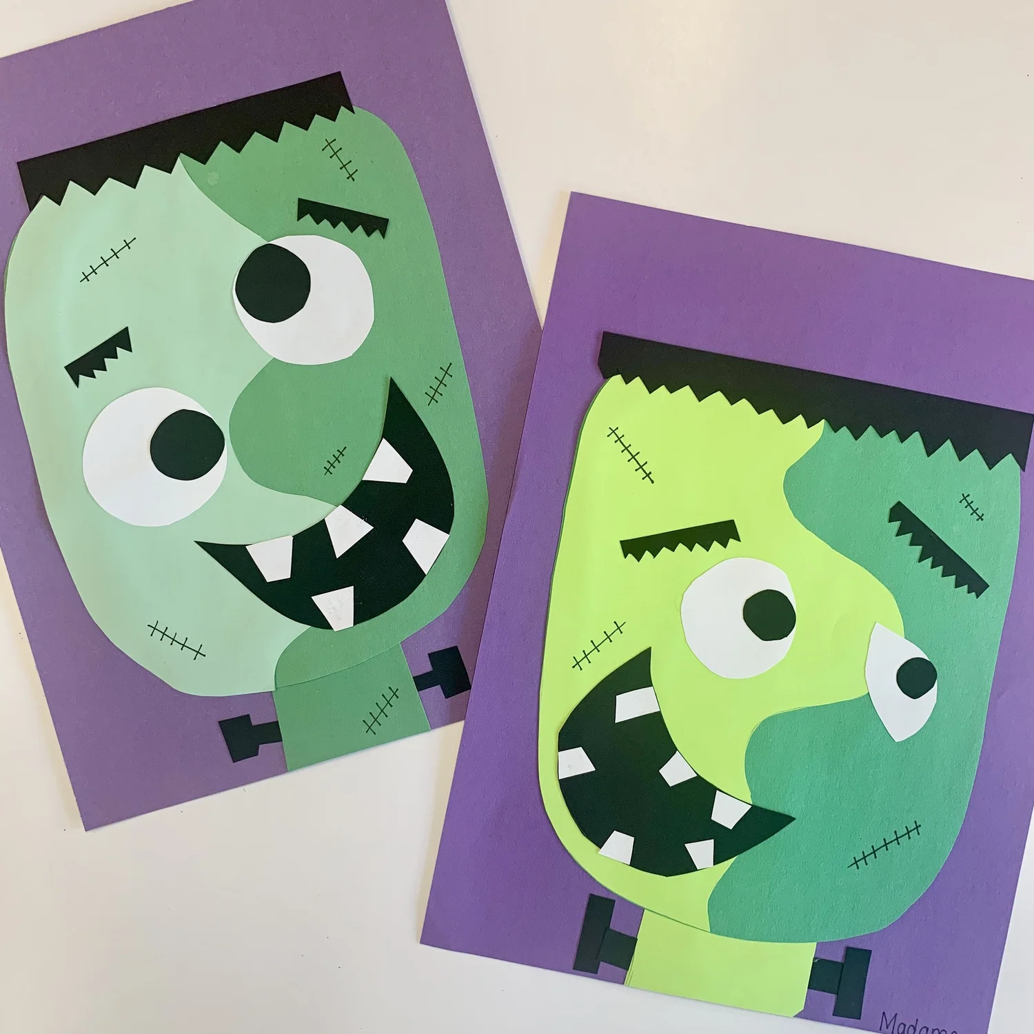 Goofy Picasso Frankenstein Art Project — Mme Marissa
