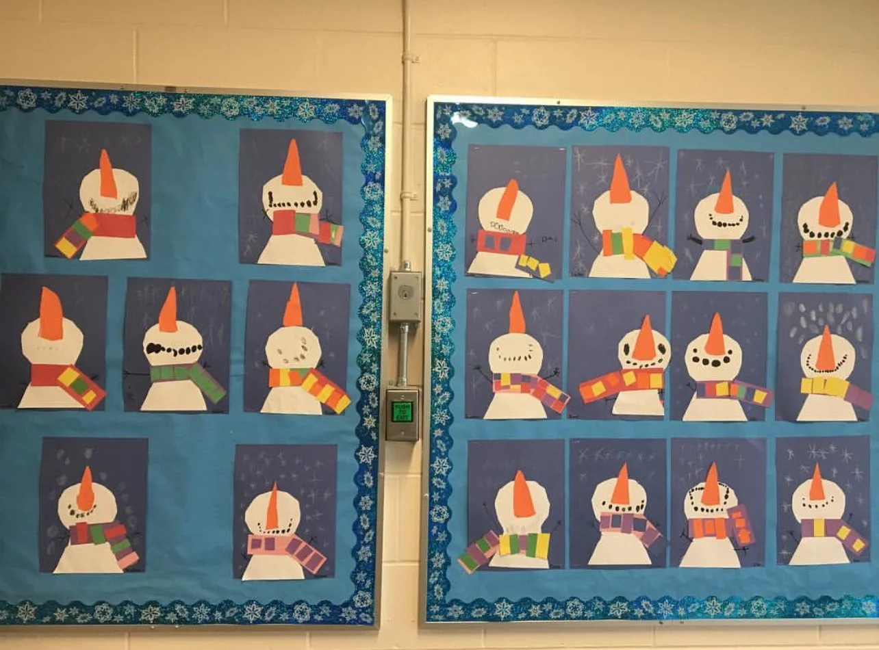 Smiling Snowman Art Project — Mme Marissa