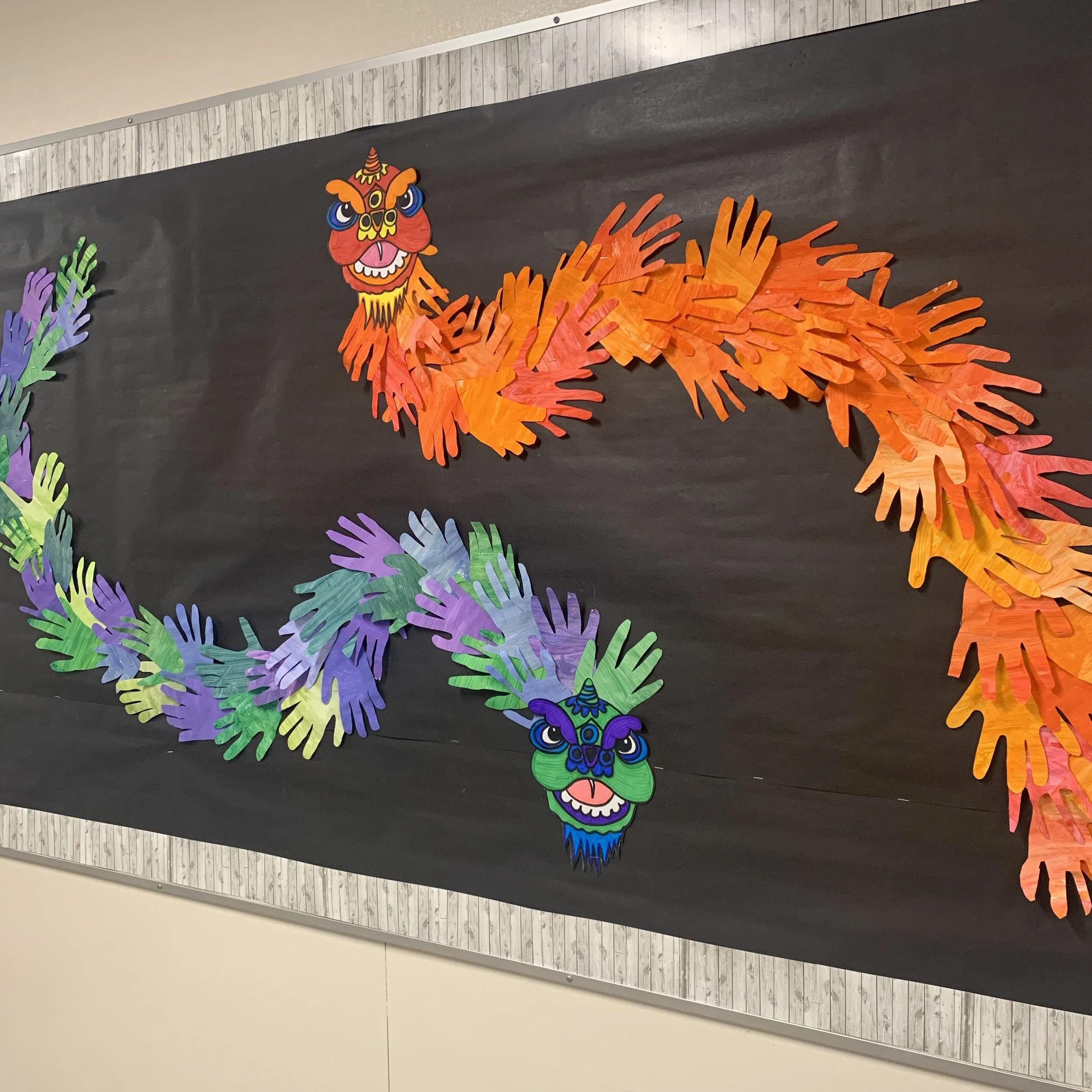 Lunar New Year Painted Lion or Dragon Collaborative Art Project — Mme ...