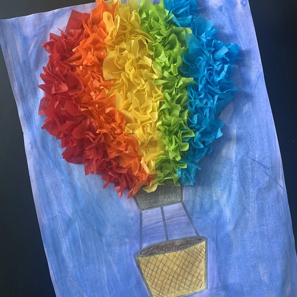 Hot Air Balloon Art Project — Mme Marissa