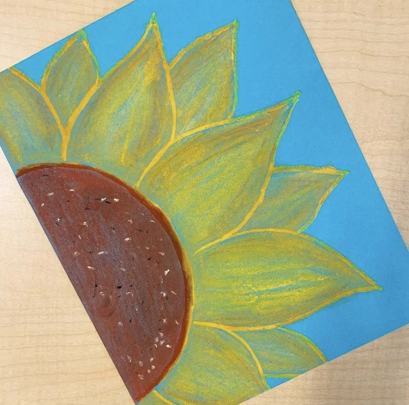 Pastel Sunflowers Art Project — Mme Marissa
