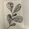 Zentangle Pattern Leaves Art Project — Mme Marissa