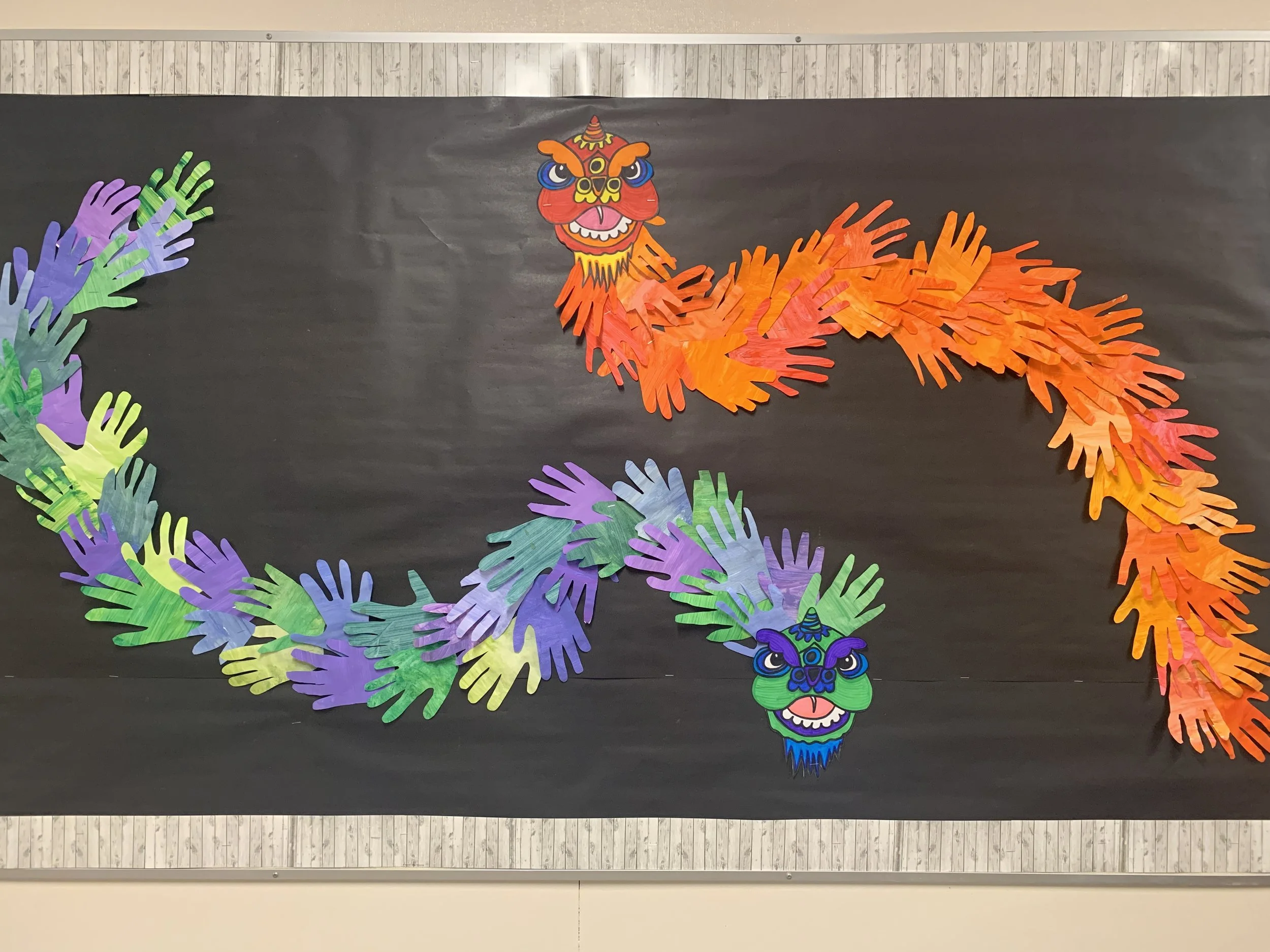 Lunar New Year Painted Lion or Dragon Collaborative Art Project — Mme ...