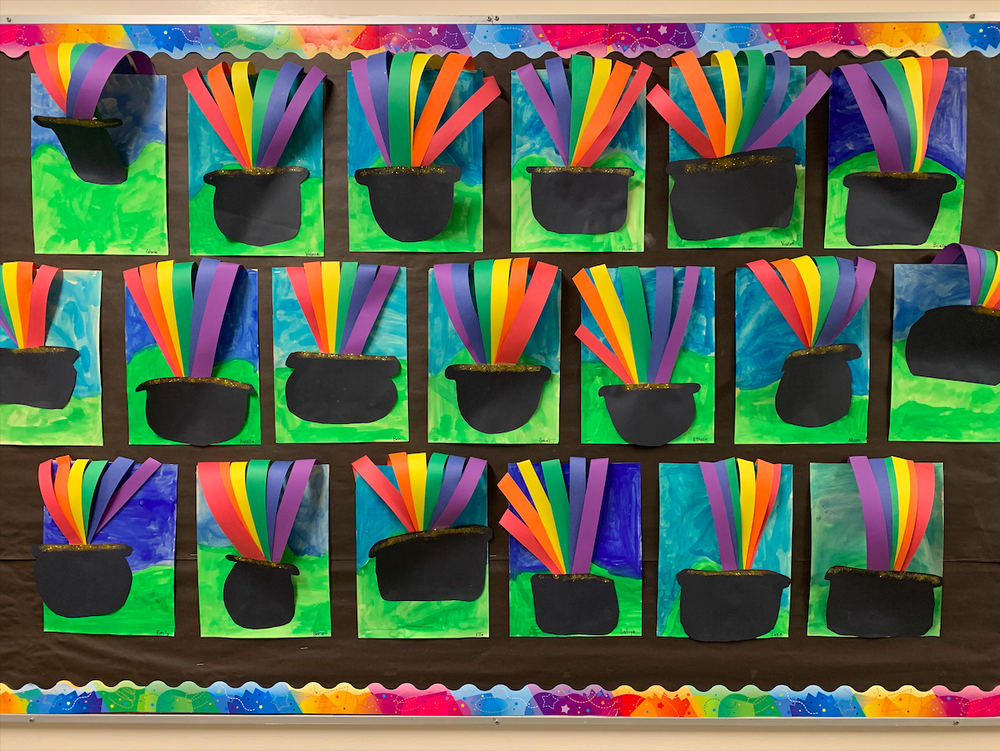 Saint Patrick’s Day 3D Rainbow Art Project — Mme Marissa