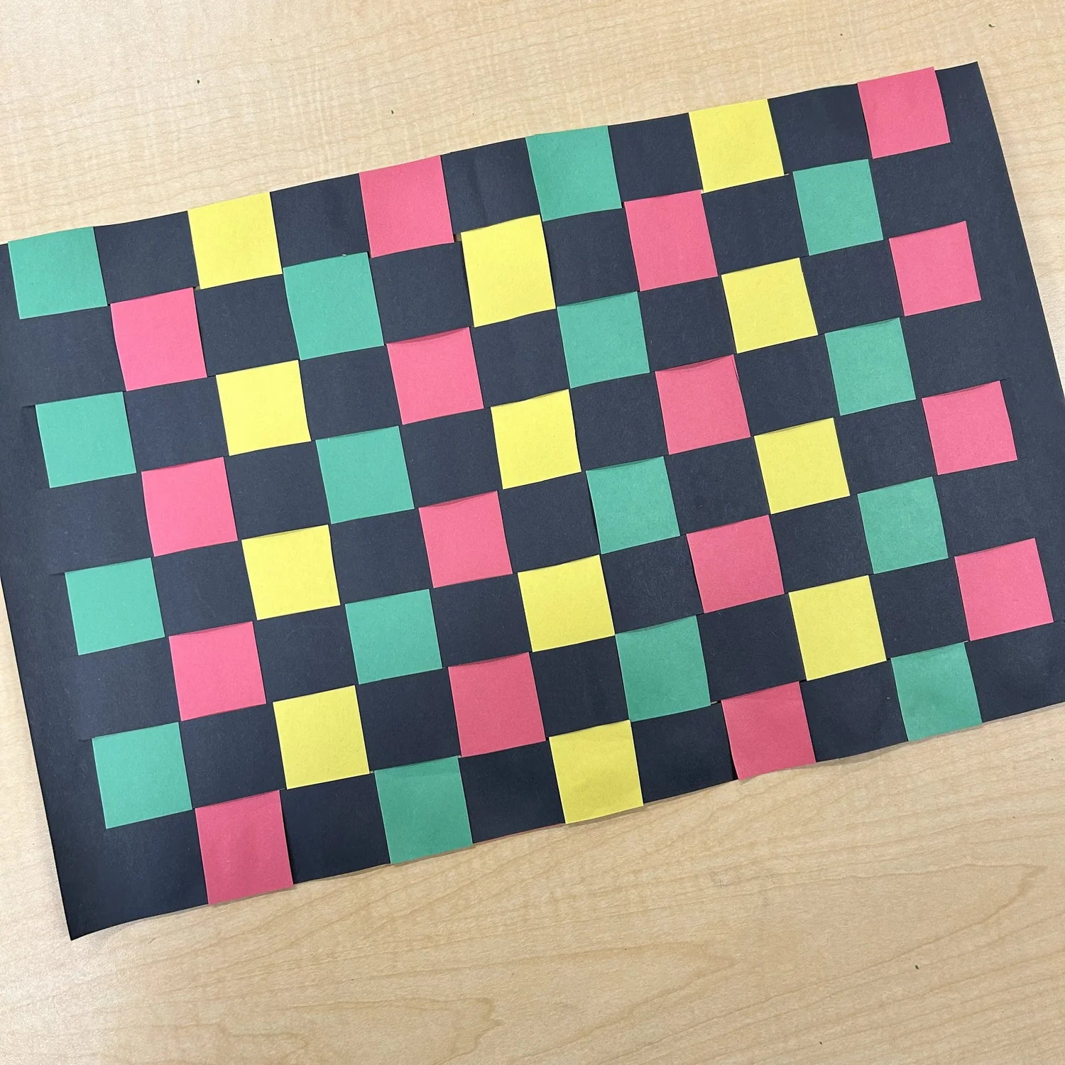Kwanzaa Mkeka Mat Paper Weaving Art Project — Mme Marissa