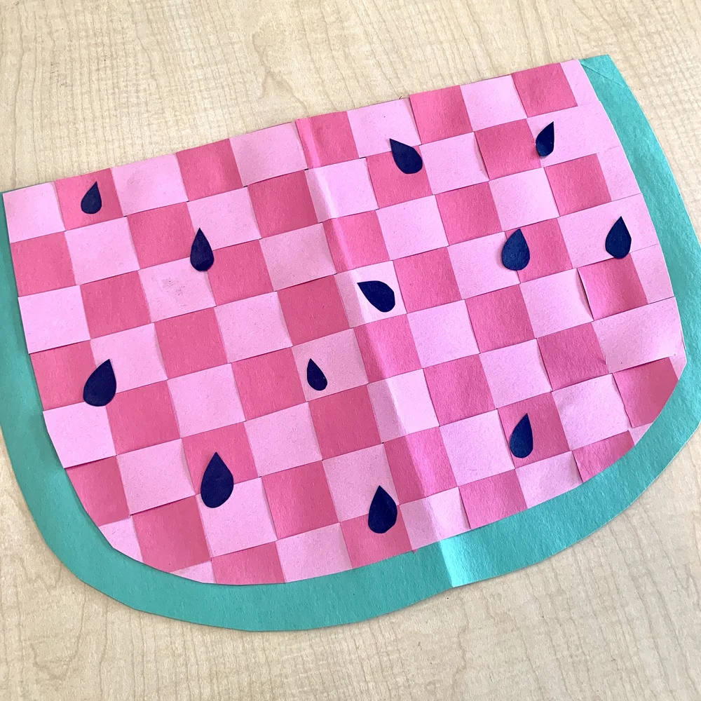 Watermelon Weaving Art Project — Mme Marissa