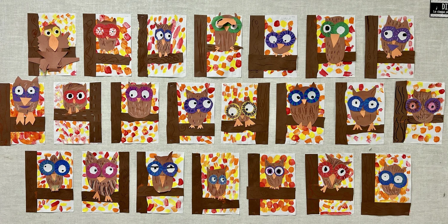 Fall Owl Art Project — Mme Marissa