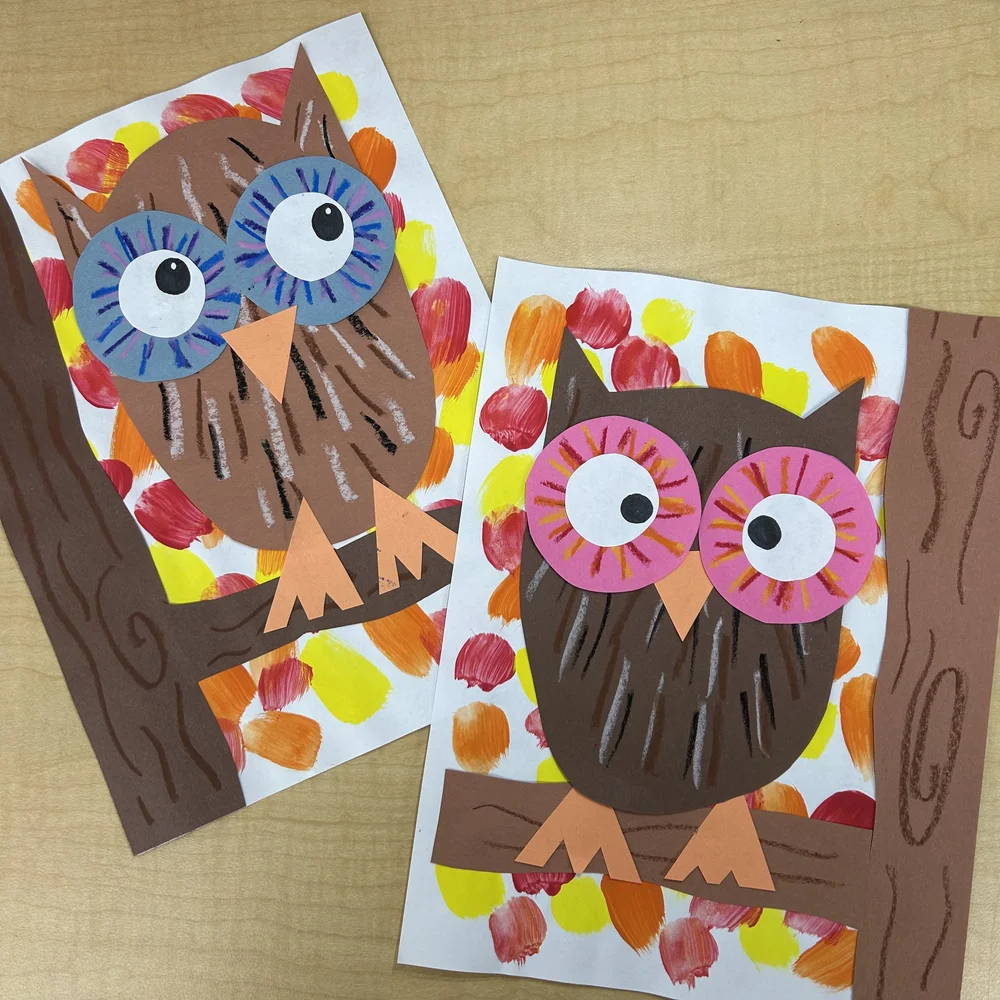Fall Owl Art Project — Mme Marissa