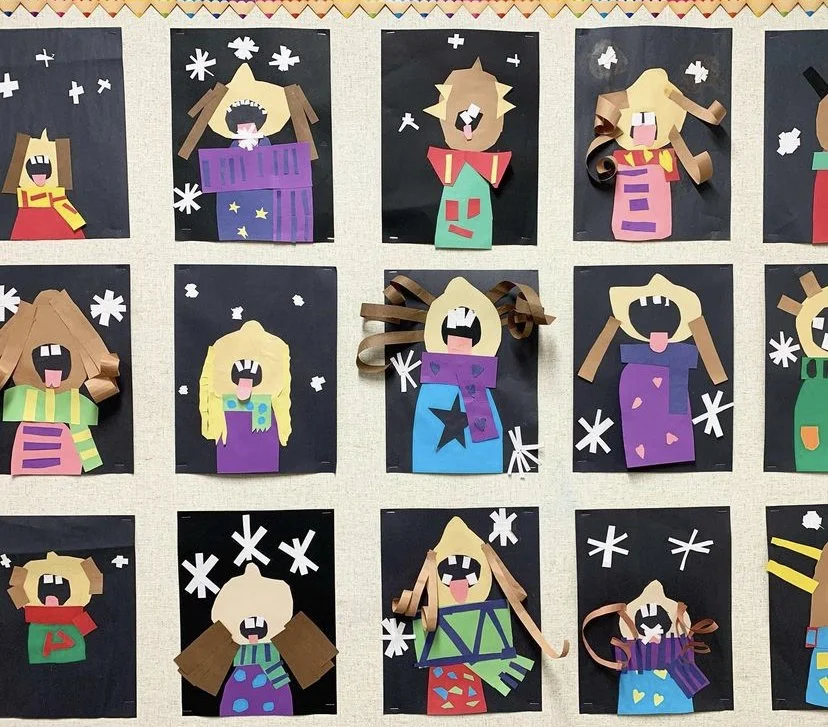 Catching Snowflakes Winter Art Project — Mme Marissa