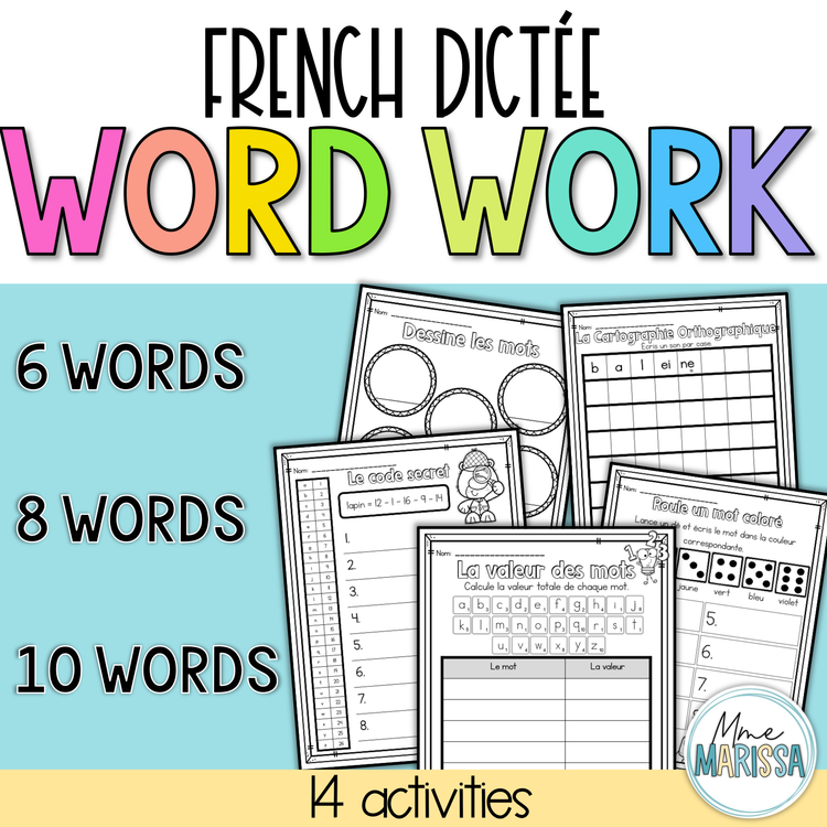 My Weekly Dictée Program in 2/3 — Mme Marissa
