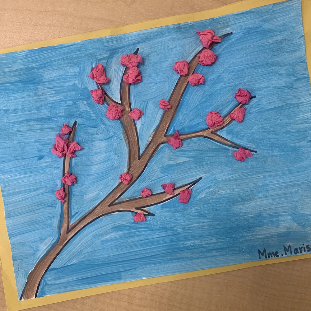 Spring Cherry Blossoms Art Project — Mme Marissa