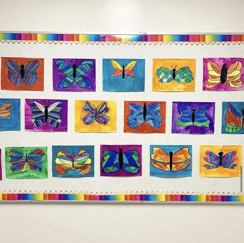 Symmetrical Butterflies Art Project — Mme Marissa