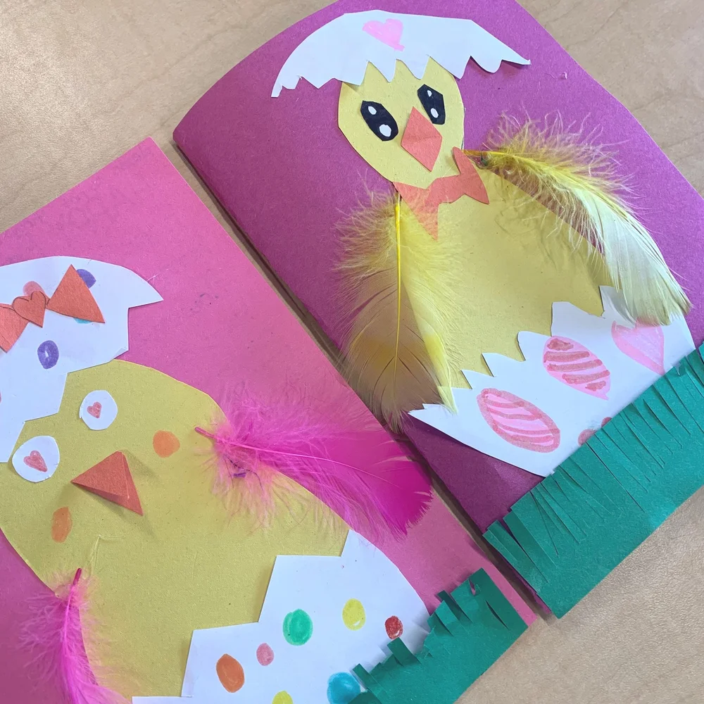 Spring Chicks Card Art Project — Mme Marissa