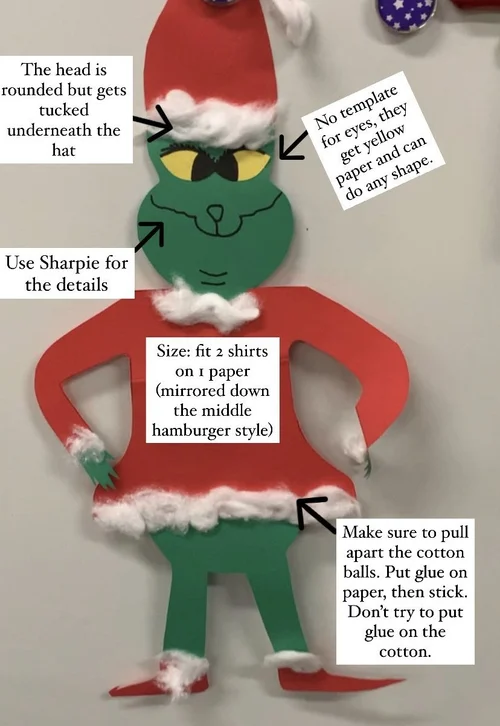 Mr. Grinch Art Project — Mme Marissa