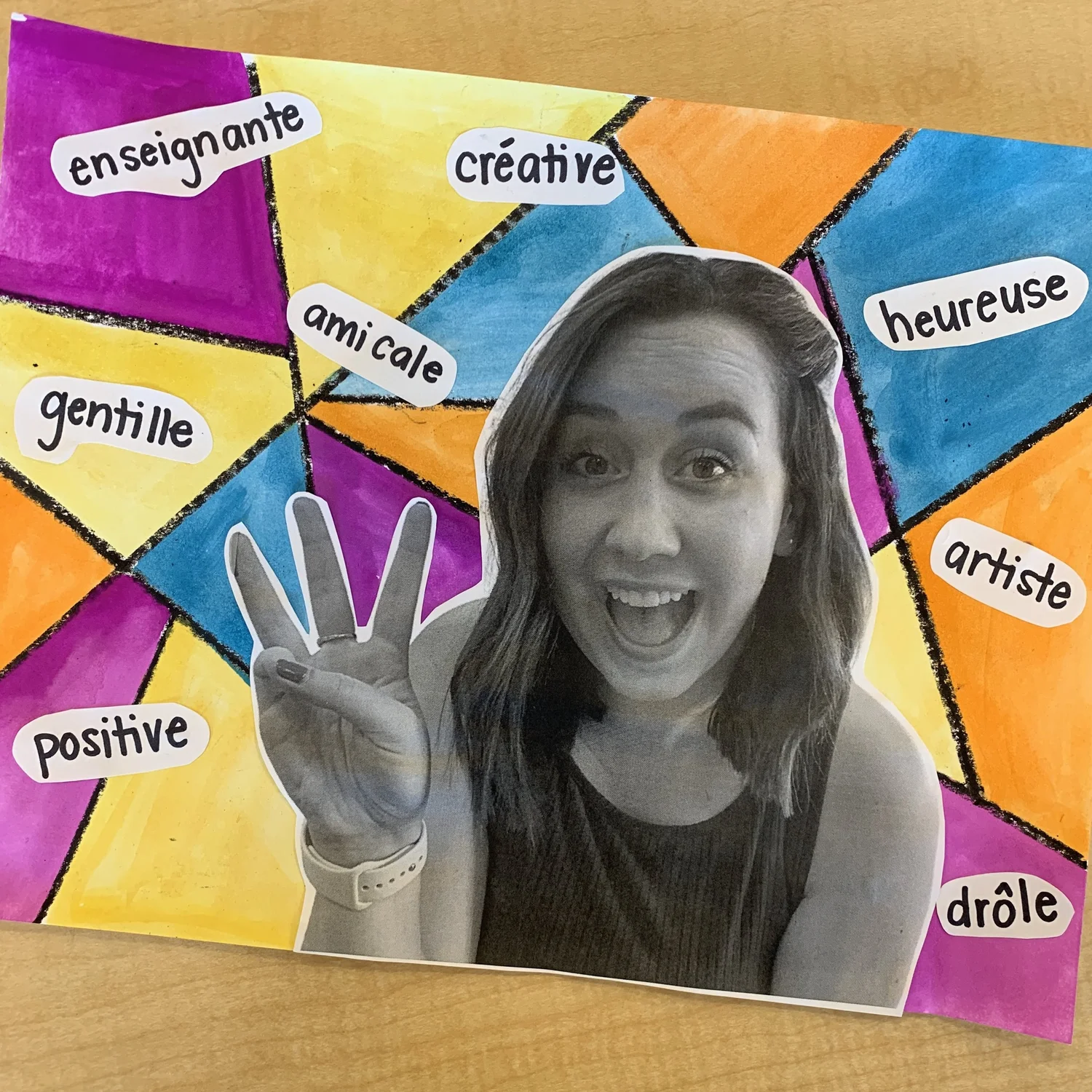 “Presenting Me” Self Portrait Art Project — Mme Marissa