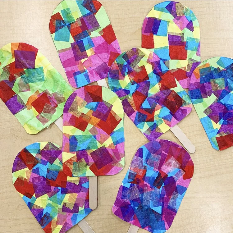 Summer Popsicles Art Project — Mme Marissa