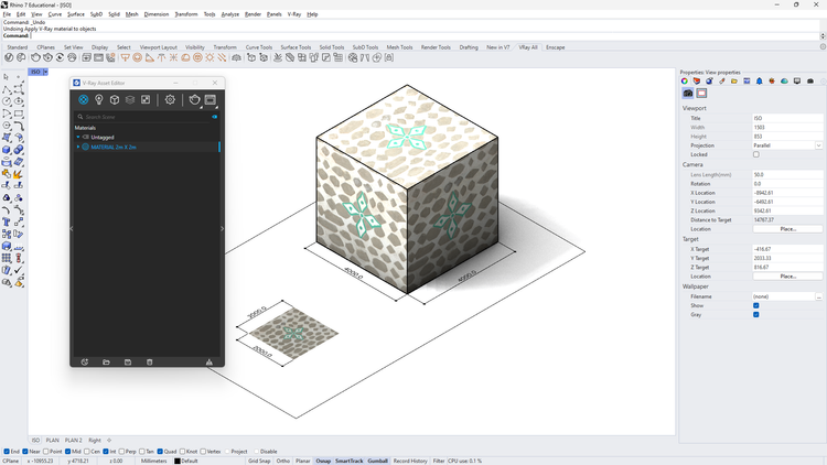 MASTER TEXTURE MAPPING IN RHINO and V-RAY: A Step-by-Step Guide for ...
