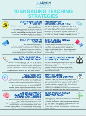 10 Engaging Teaching Strategies — Andy Roddick Foundation