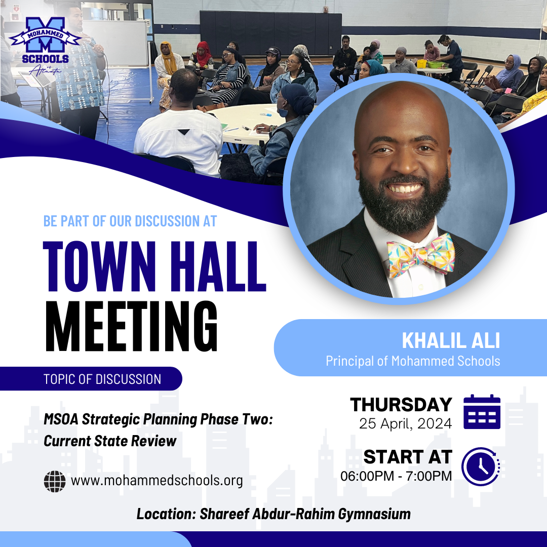 April Community Town Hall — Mohammed Schools of Atlanta