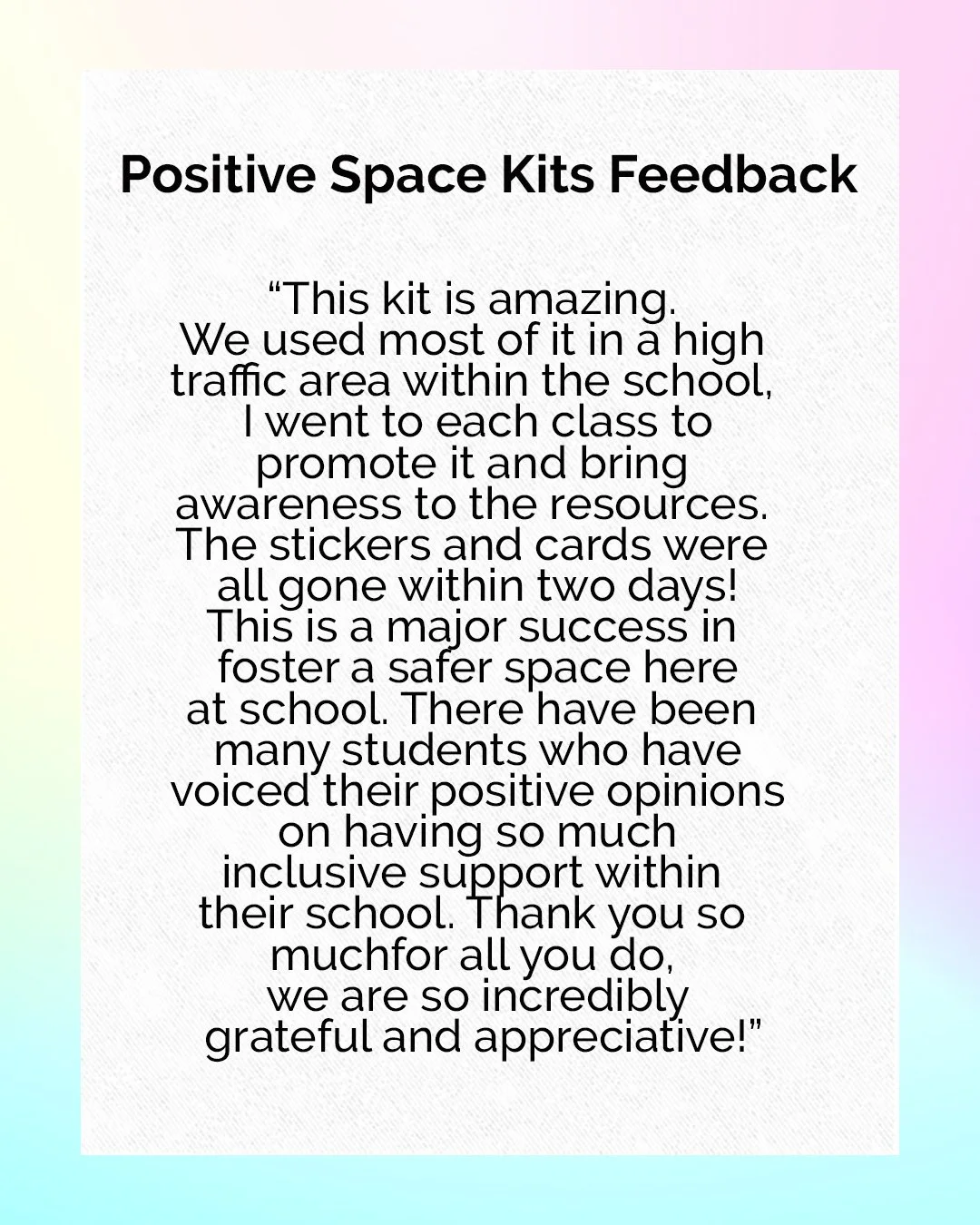 Positive Space Groups — The Get REAL Movement