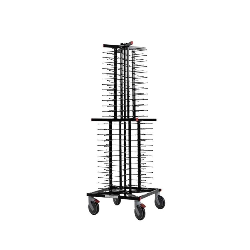 Jackstack Plate Stand Hire — Black Saucers