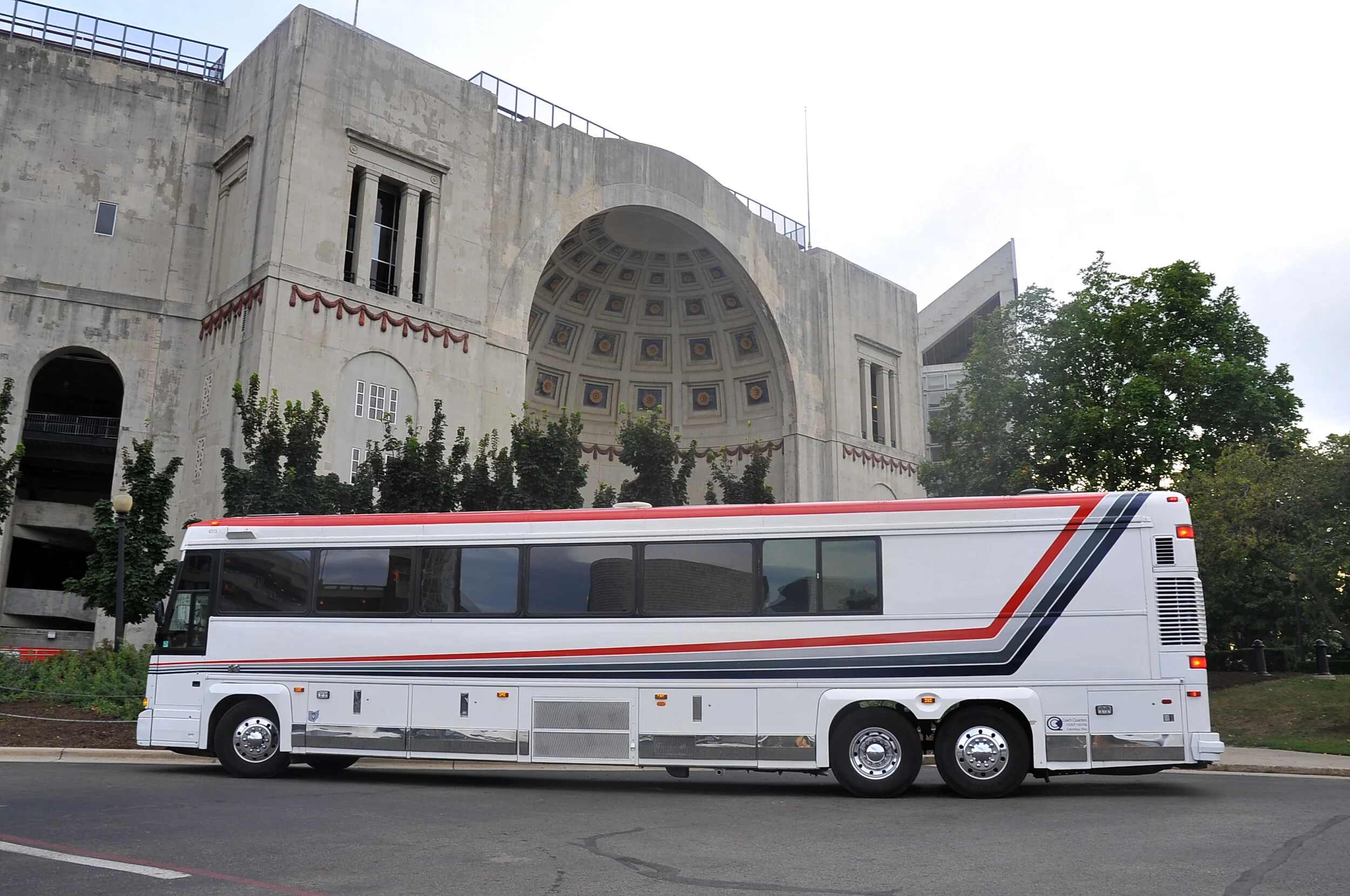 Luxury Tour Bus Exterior