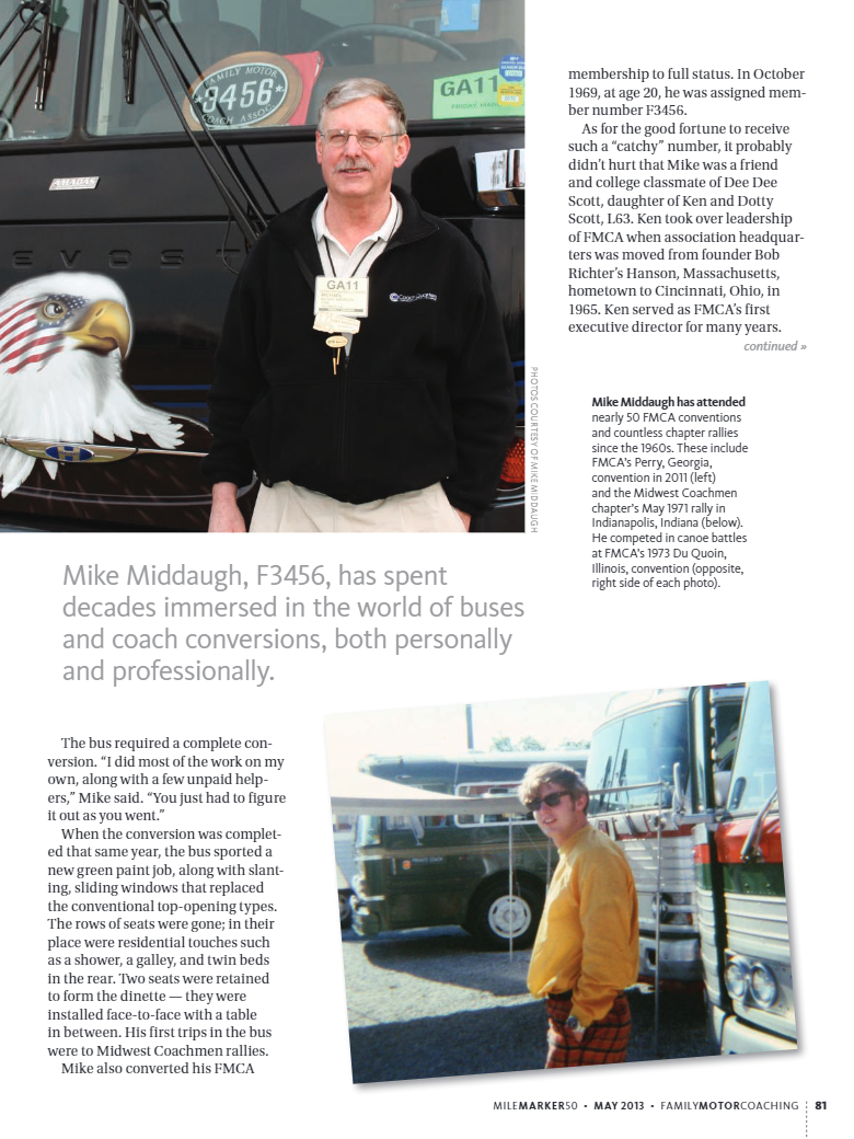 Mike Middaugh | Coach Charter Bus Company — Coach Quarters