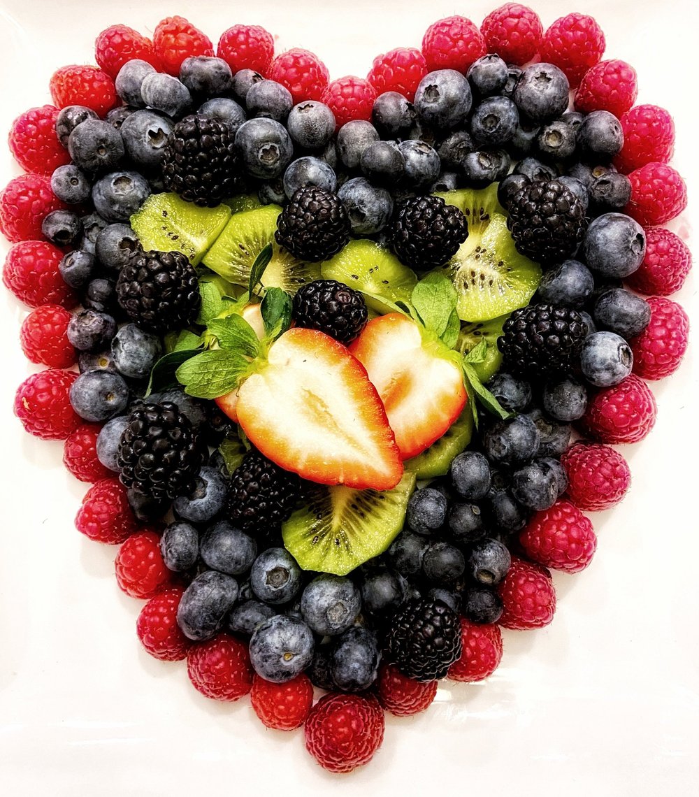 Fresh Fruit Heart — What's Nasreen Cooking