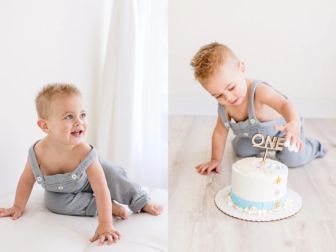 How Much Your Baby Will Change In One Year | Milestone Portraits In ...