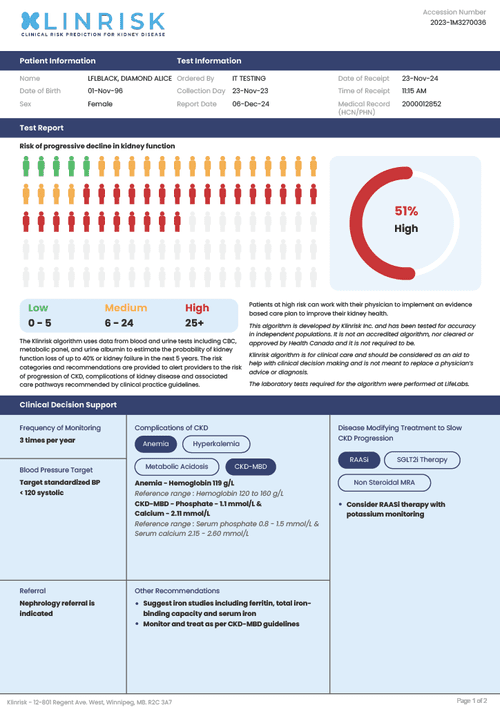 Chronic Kidney Disease (CKD) — Klinrisk
