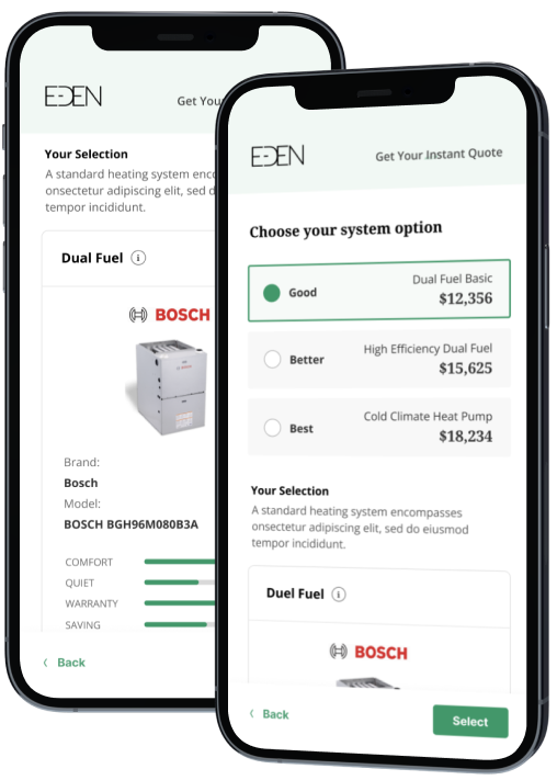 EDEN — smart online sales tools for contractors