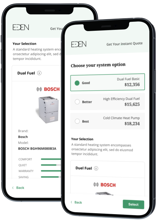 EDEN — smart online sales tools for contractors