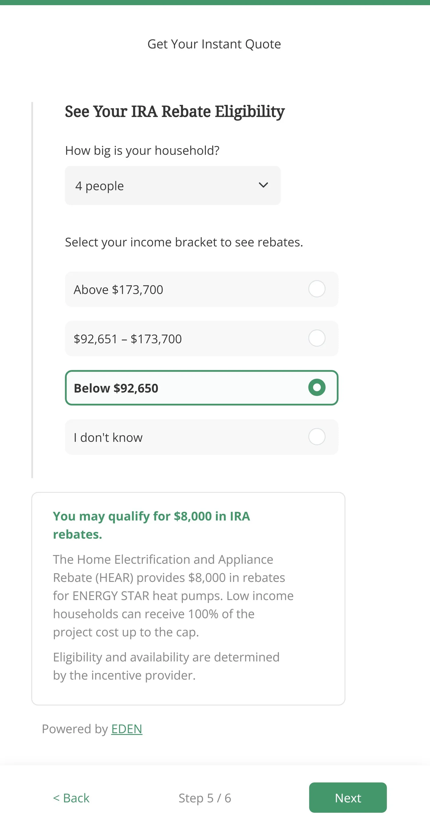 About IRA HEAR Rebates — EDEN