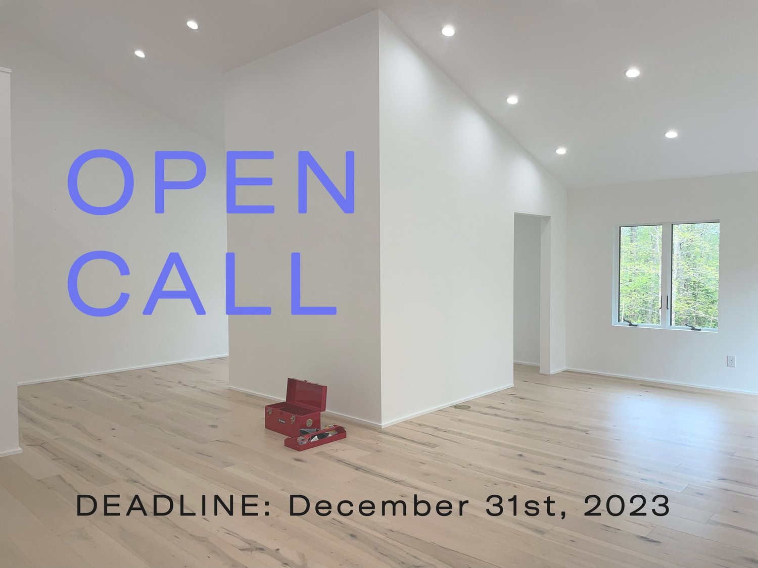 OPEN CALL 2024 — SARAH BOUCHARD GALLERY