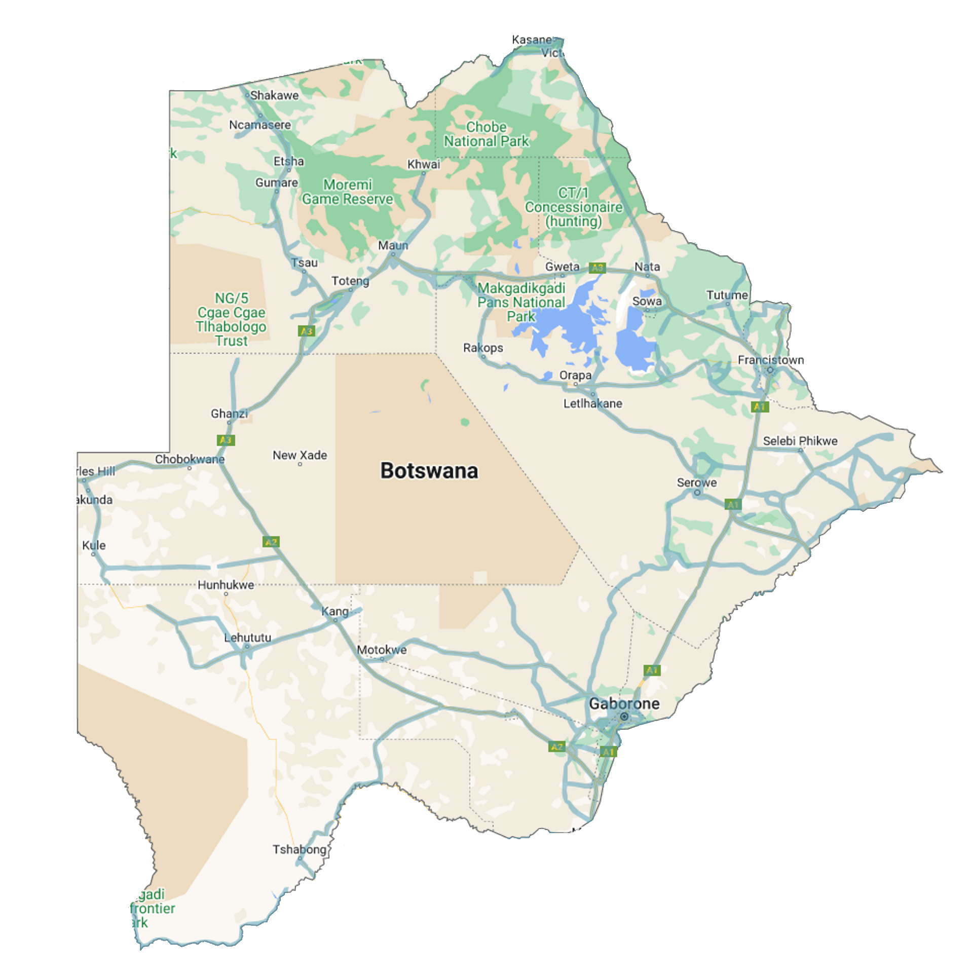 Botswana — Plonk It