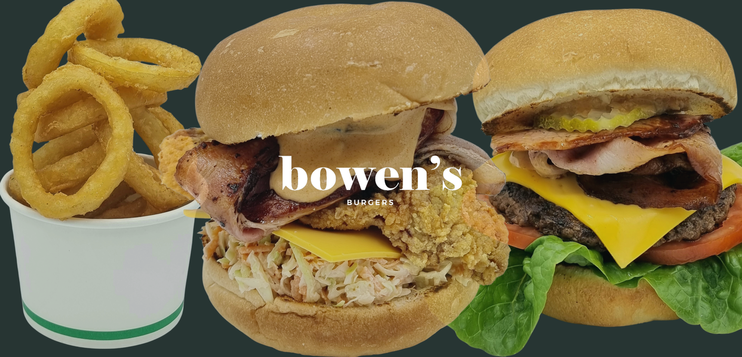 Bowen's Burger Menu — Bowen's Delicatessen