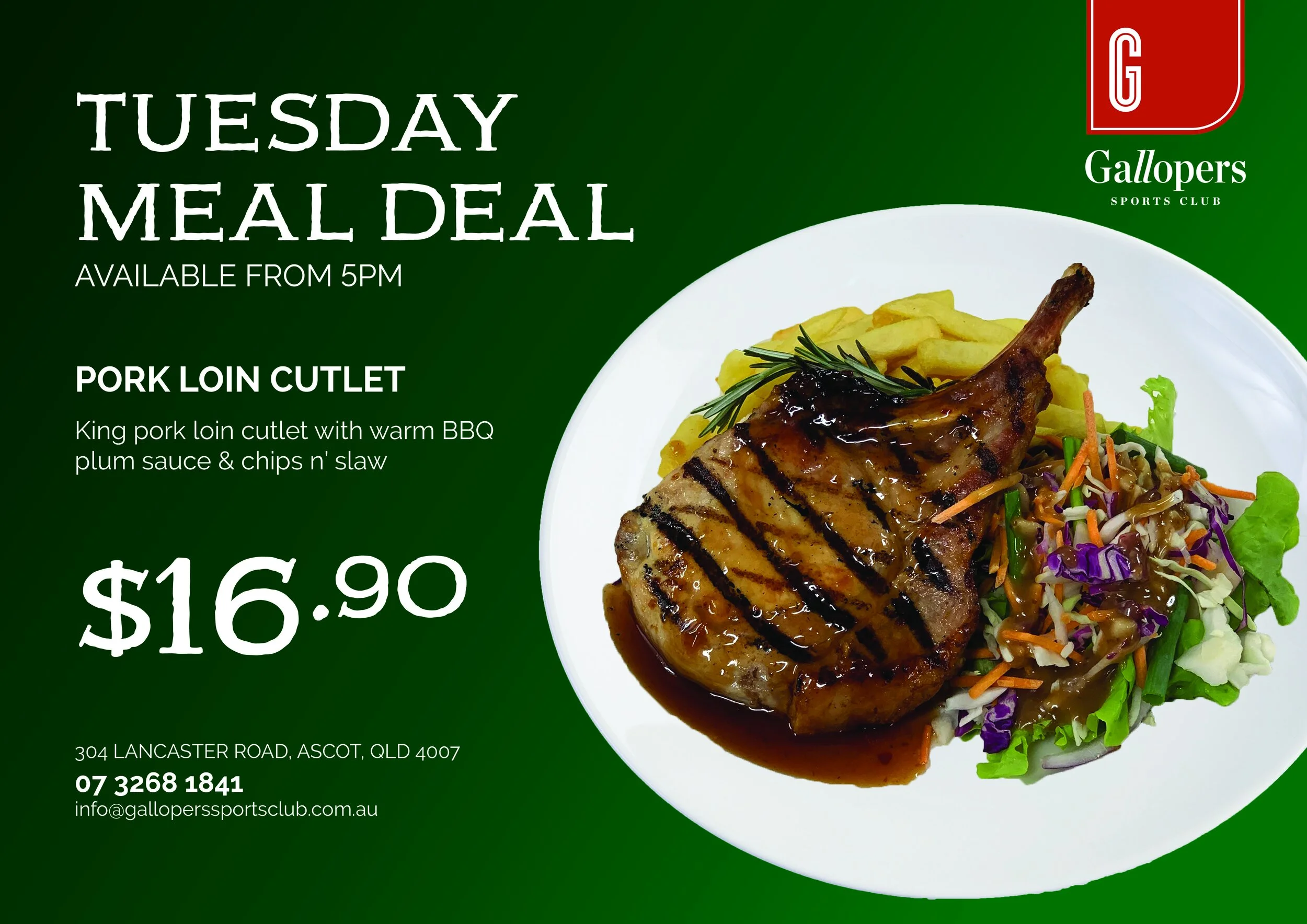 MEAL DEALS — GALLOPERS