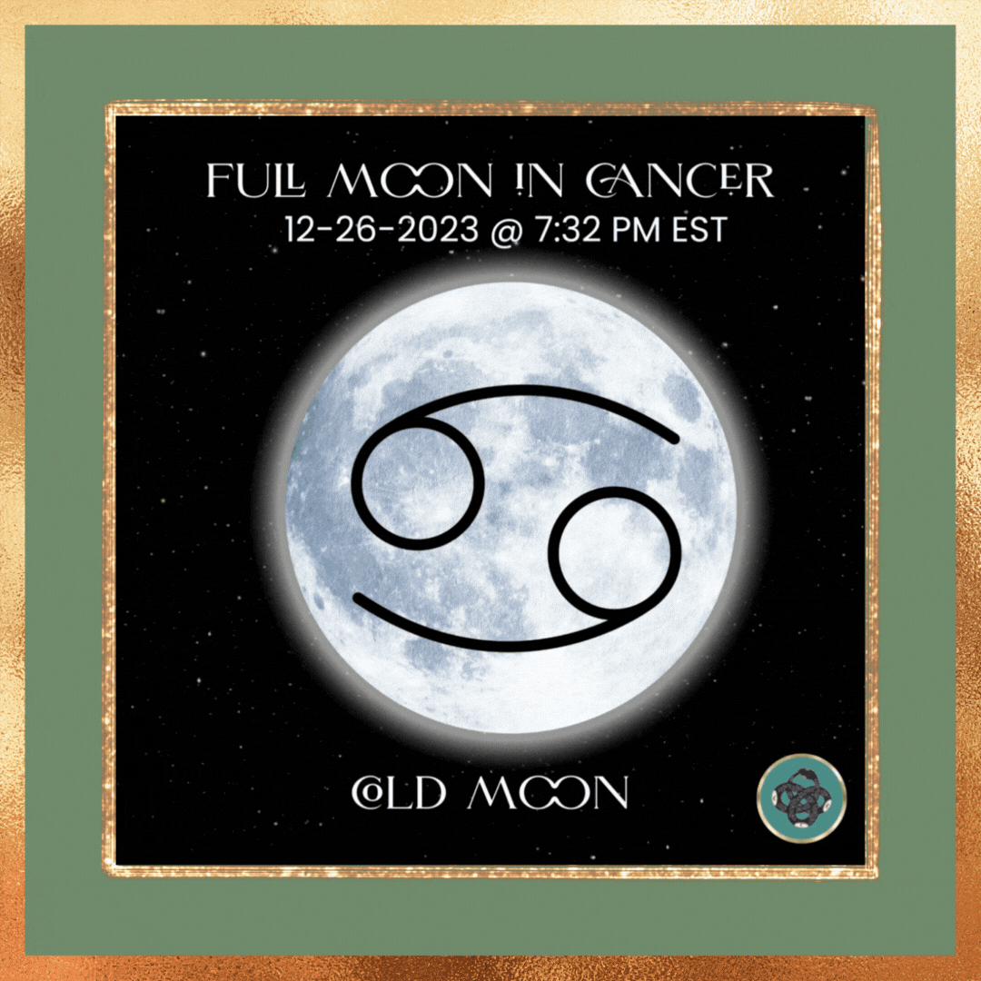 THE FINAL RELEASE OF 2023 WITH THE CANCER COLD FULL MOON🌕♋️ 2023 ...