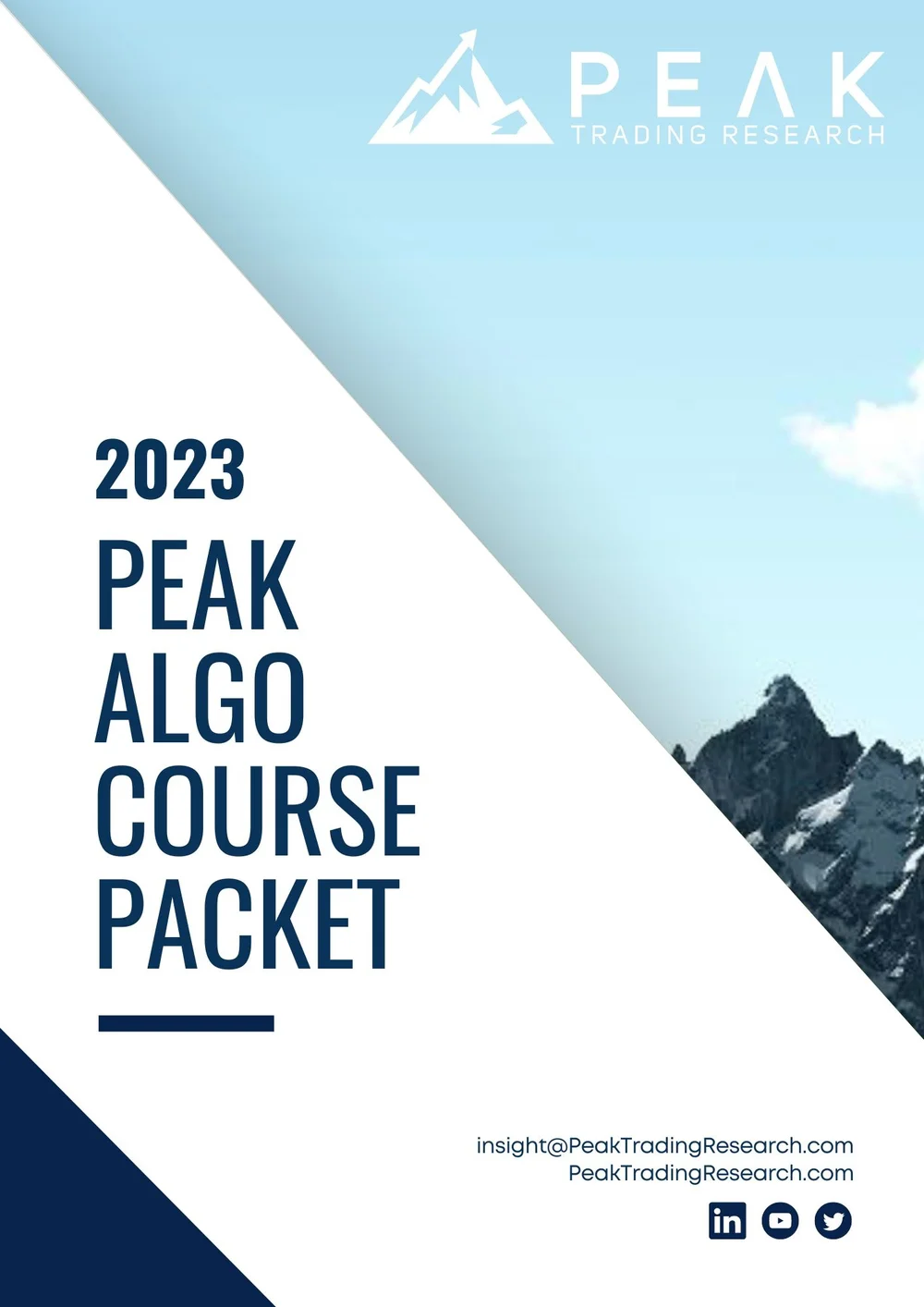 Course — Peak Algo