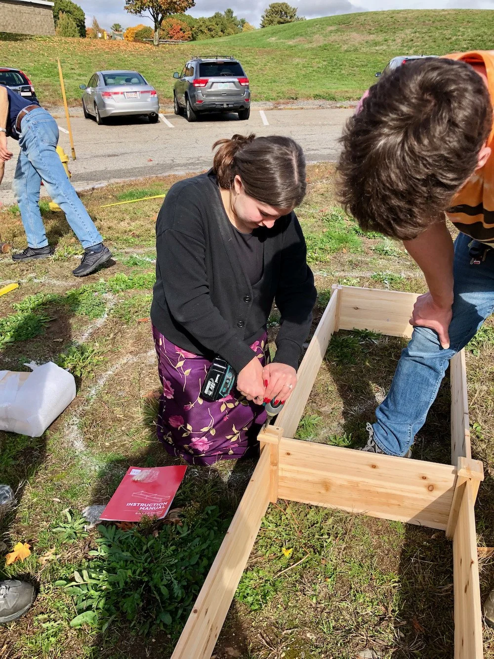 AHS Environmental Interns Buzz About their Pollinator Pathway Project — Andover WECAN