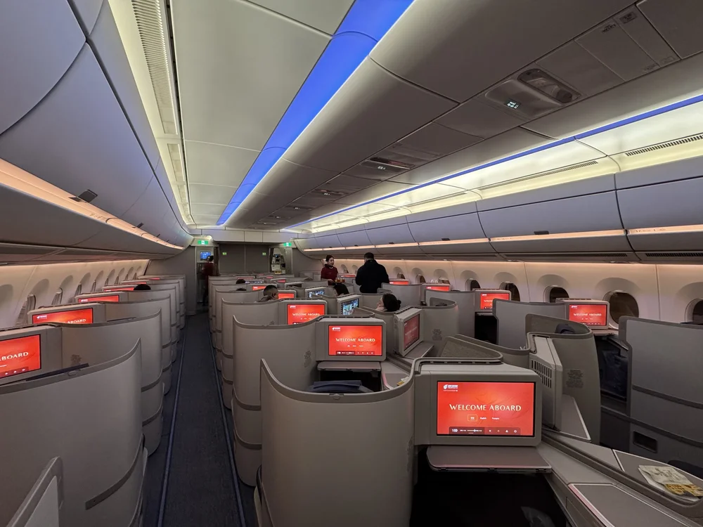 Review - Air China Business Class A350-900 Chengdu Shuangliu to ...
